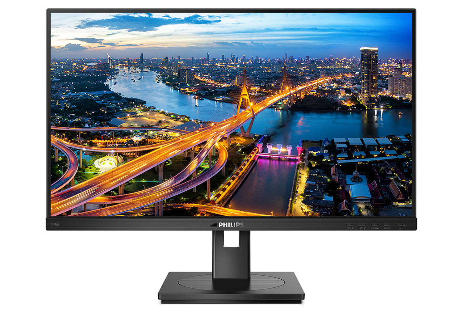 Philips 245B1 monitor, 24", QHD, 75Hz, Freesync, IPS - Megabajt.hr