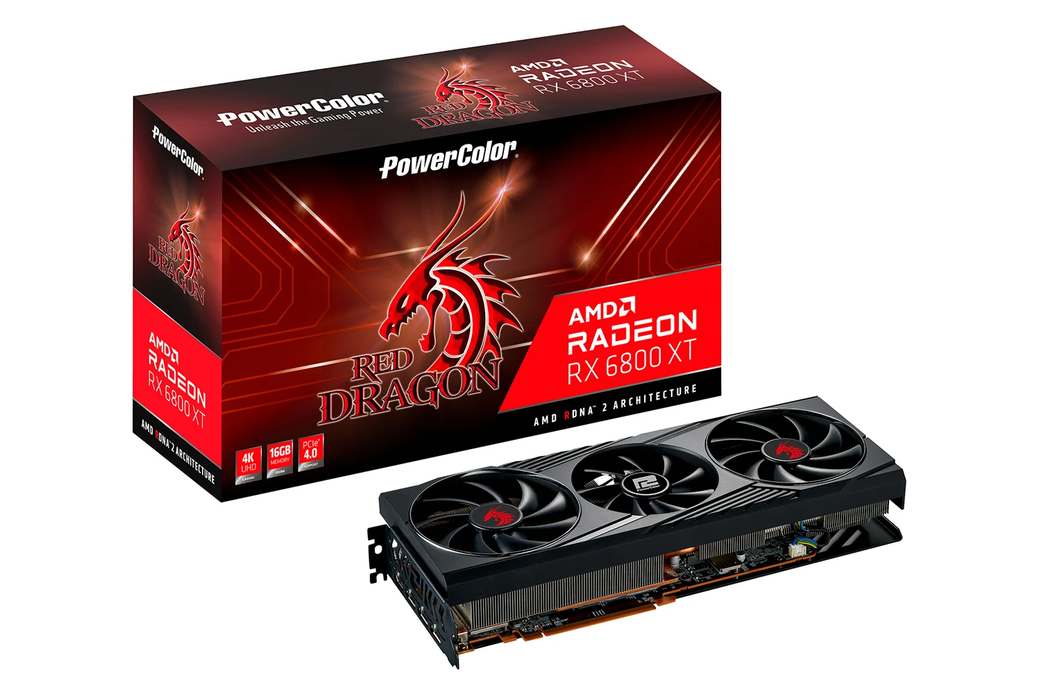 PowerColor Red Dragon Radeon RX 6800 XT 16GB GDDR6, grafička kartica ...