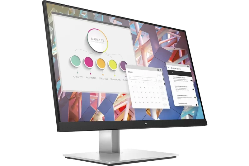 HP EliteDisplay E24 G4 monitor, 9VF99AA, 24", FullHD, USB Hub, IPS ...
