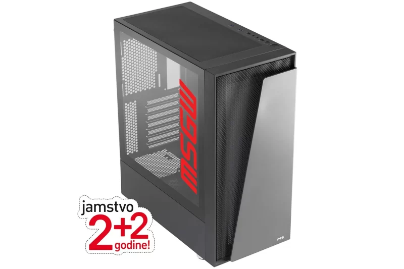 MSGW Gamer a267 v2 računalo, Ryzen5/16GB/RTX3060/1TB/DOS - Megabajt.hr